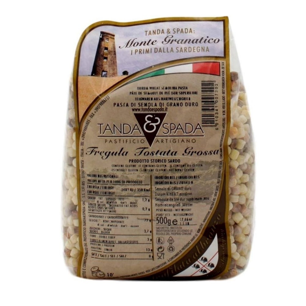 Tanda & Spada Fregula tostata grossa 500 g - Bevande alcoliche premium ...